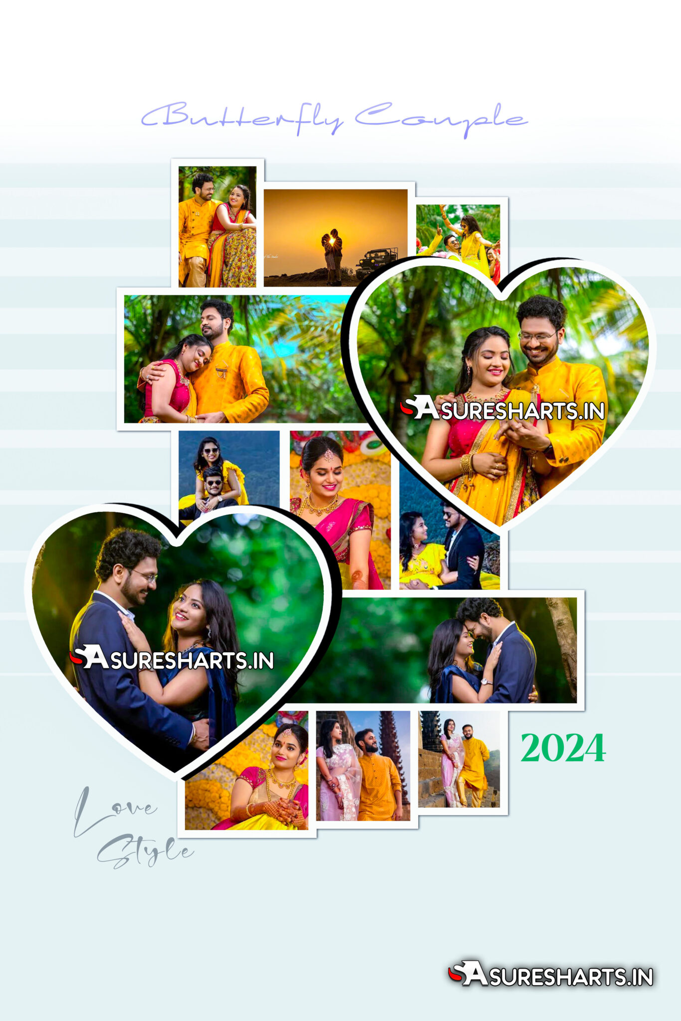 NEW HEART COLLAGE CREATIVE PSD TEMPLATES - PSDStore