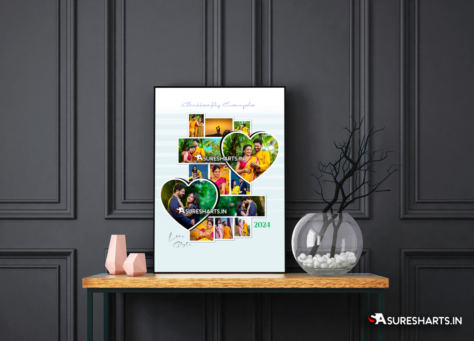 NEW HEART COLLAGE CREATIVE PSD TEMPLATES - PSDStore