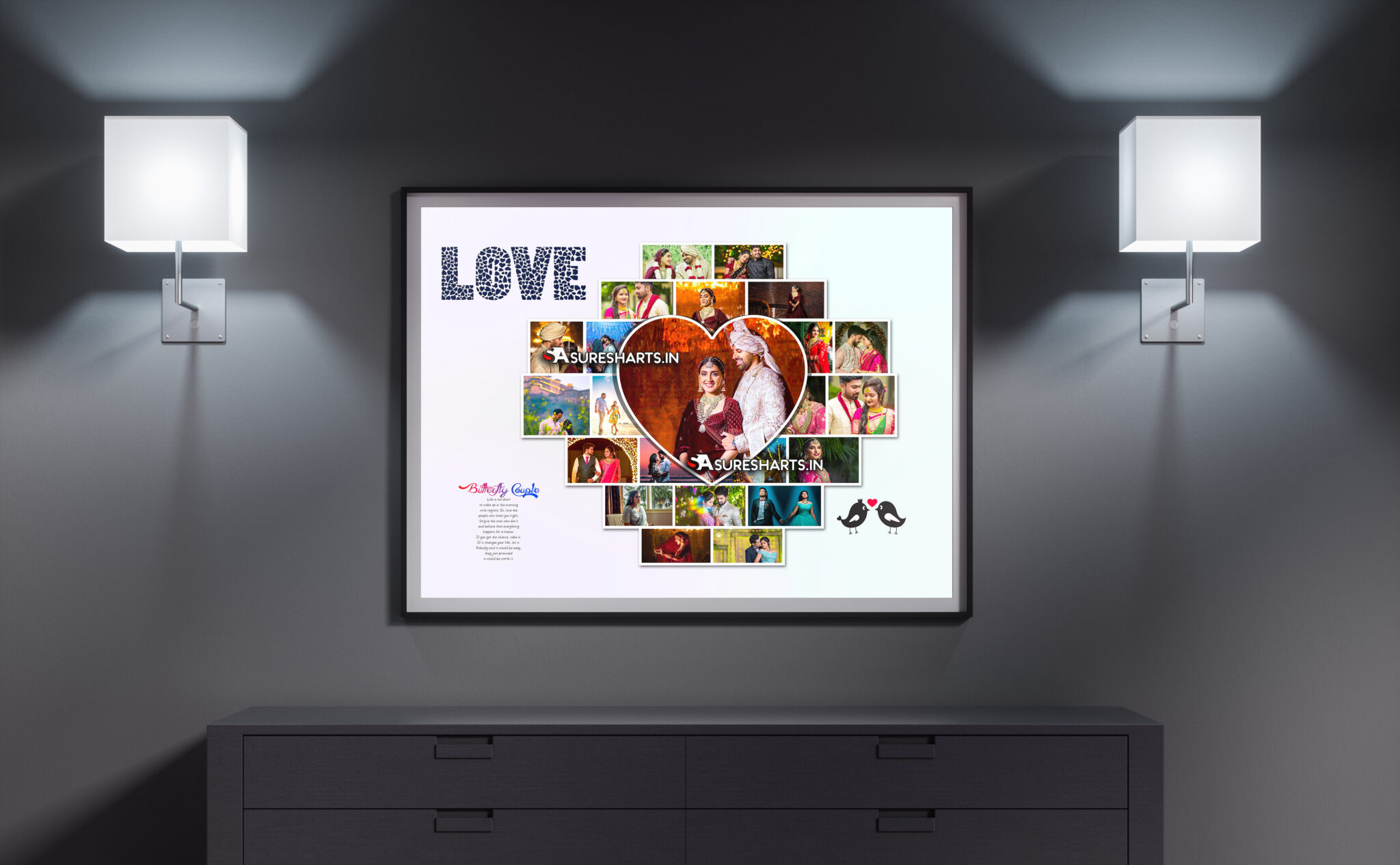 NEW HEART COLLAGE CREATIVE PSD TEMPLATES - PSDStore