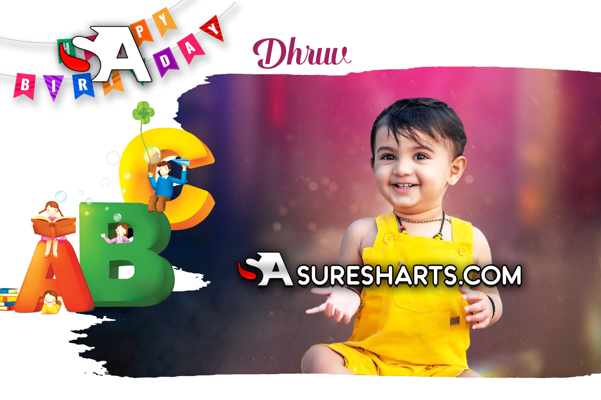 LATEST KIDS BIRTHDAY ALBUM PSDS -DOWNLOAD - PSDStore