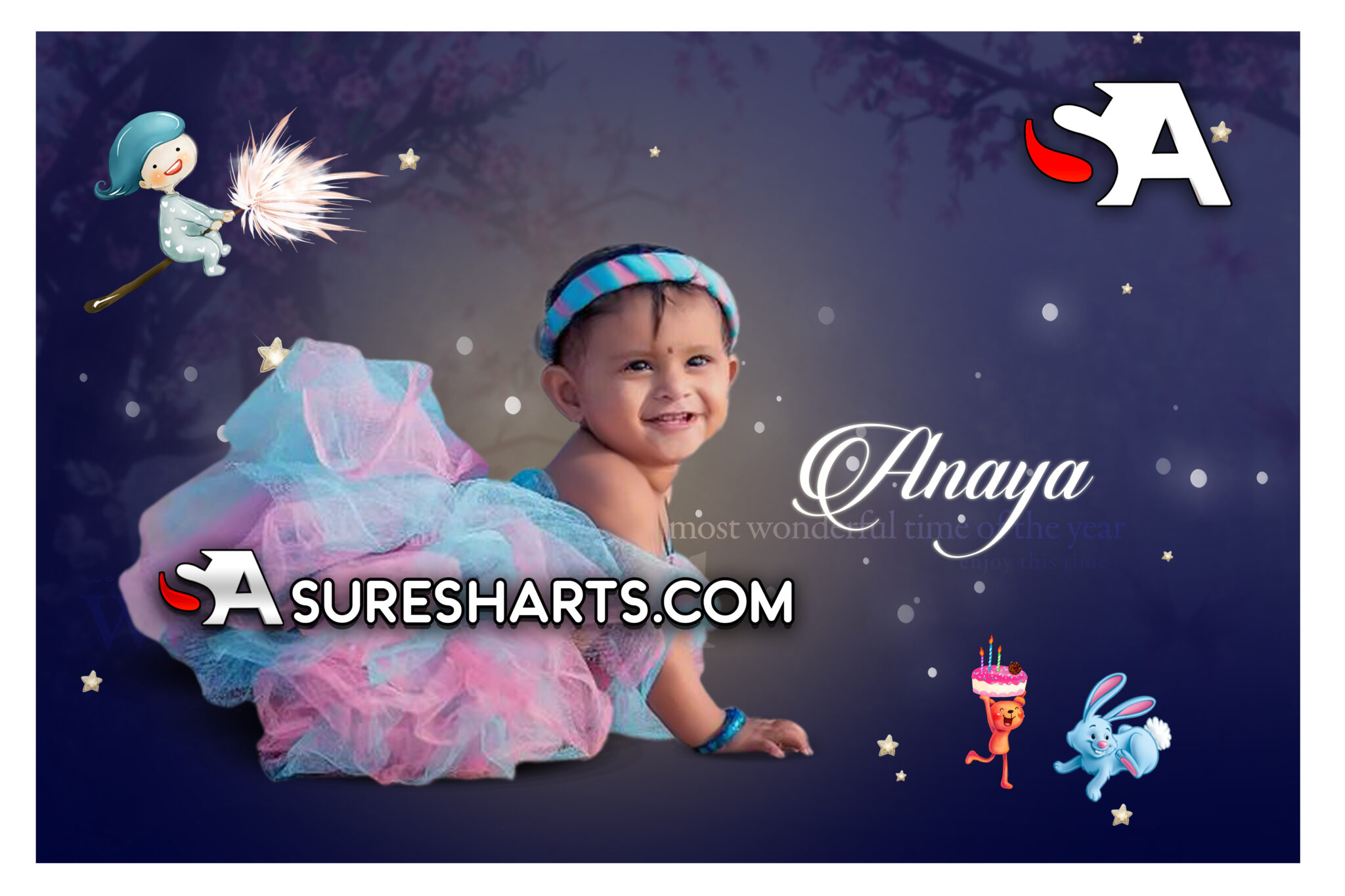 LATEST KIDS BIRTHDAY ALBUM PSDS -DOWNLOAD - PSDStore