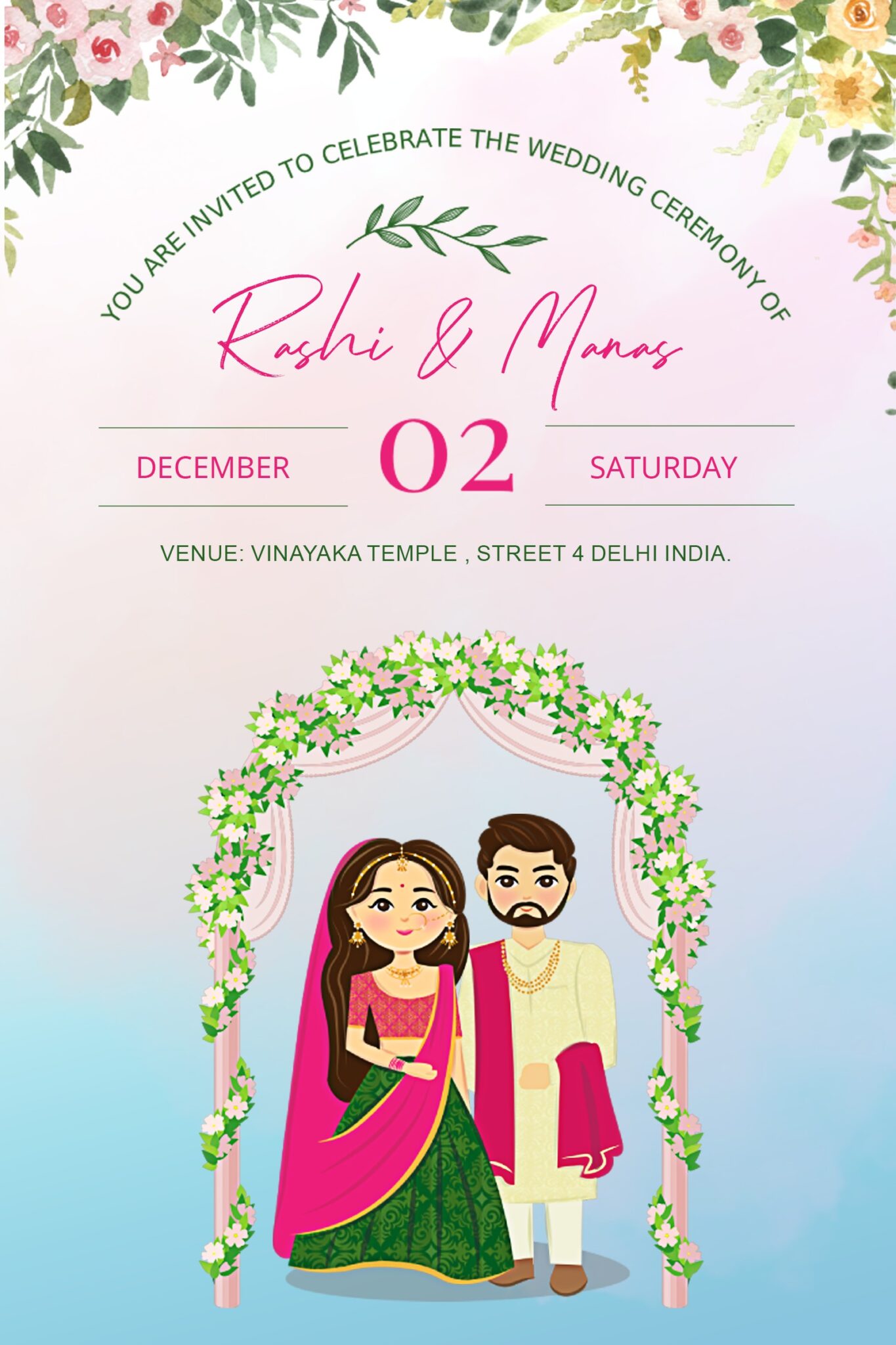 Indian Wedding Invitation PSD Templates Free Download - PSDStore