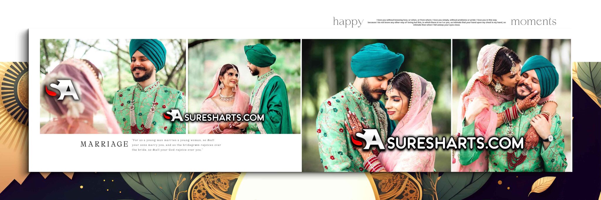 12×36 Wedding Album Design PSD Free Download - PSDStore