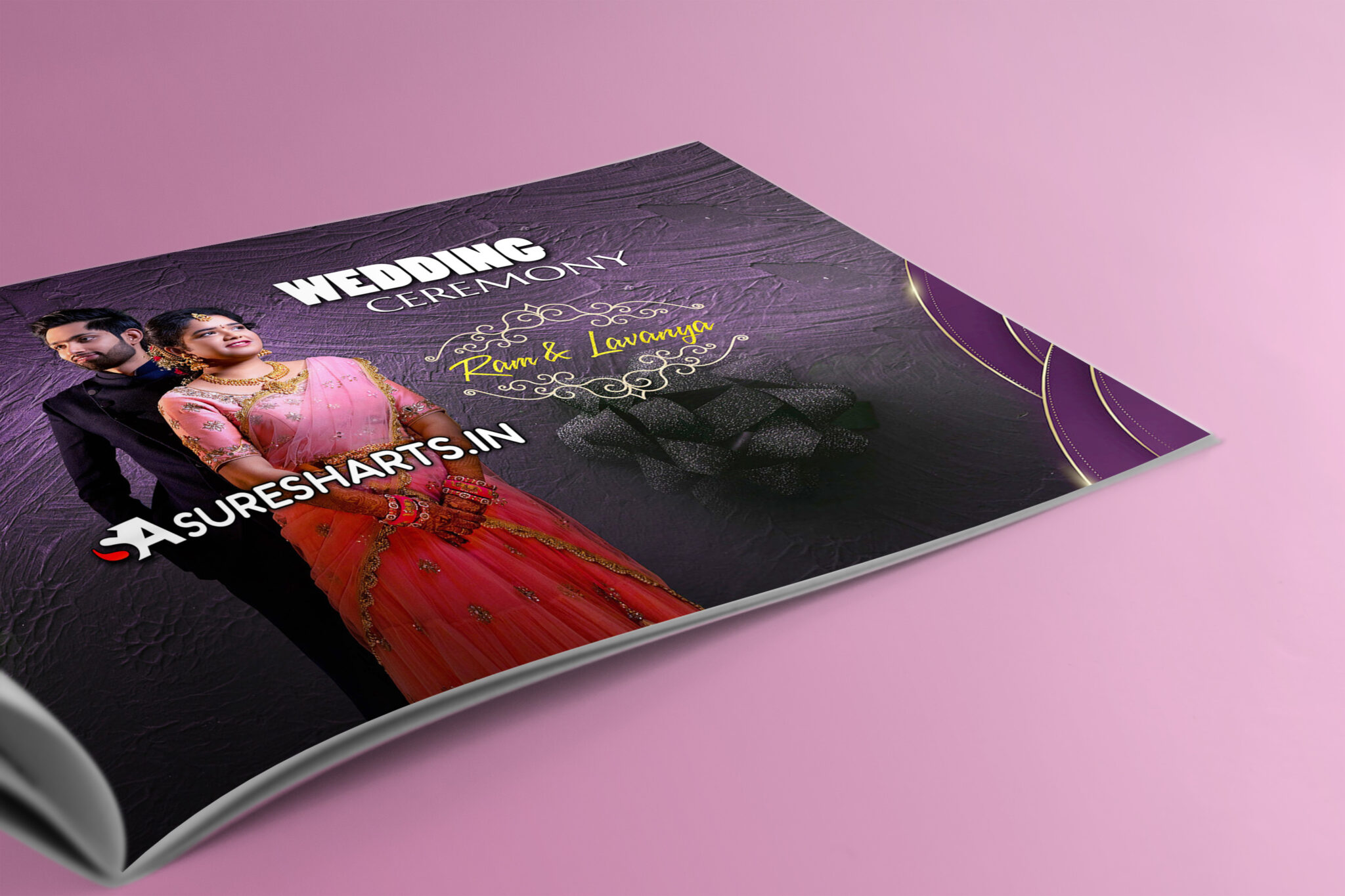 Wedding Album Cover Page Designs – Free Download - PSDStore