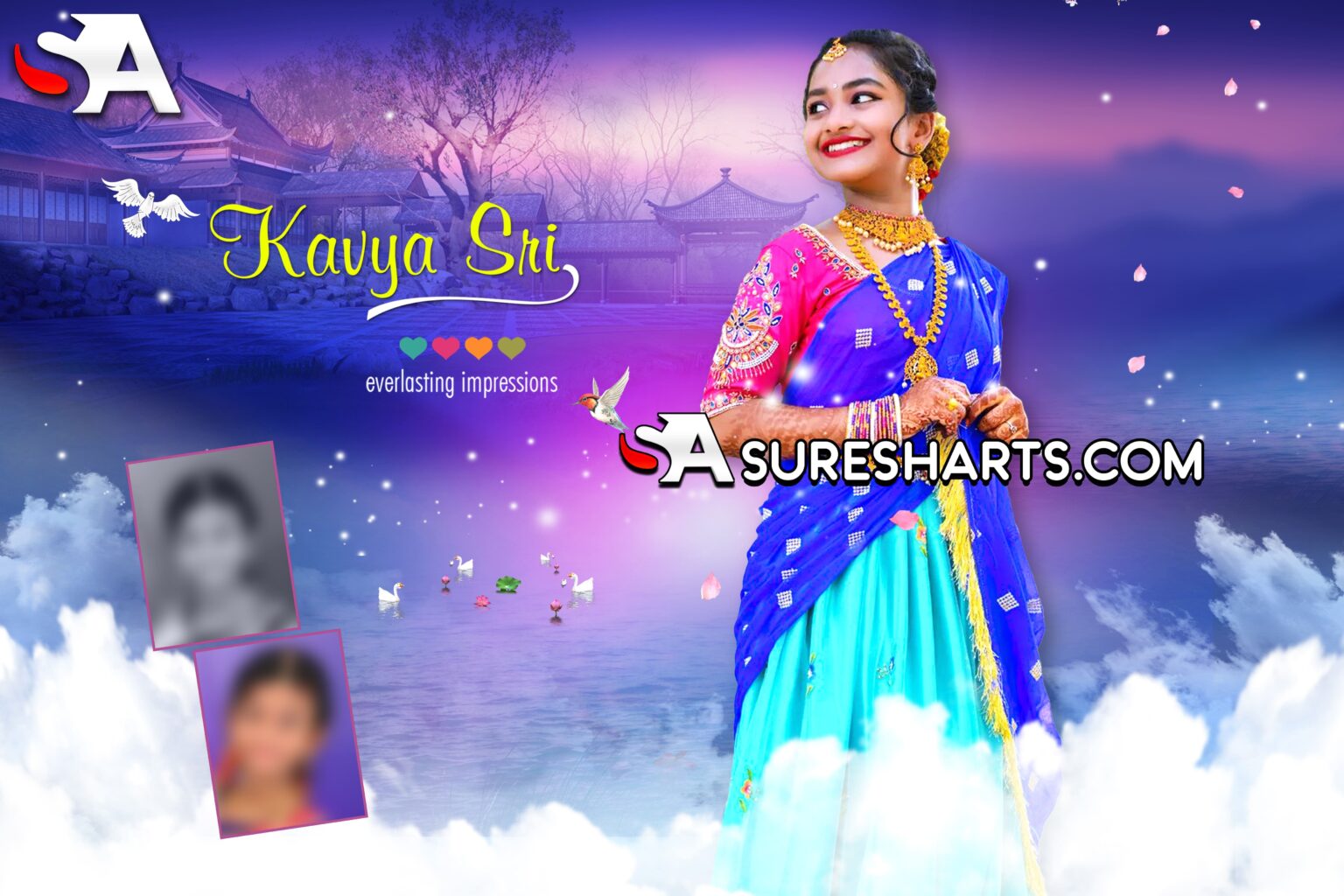 2025 SAREE CEREMONY ALBUM PSD TEMPLATES - PSDStore